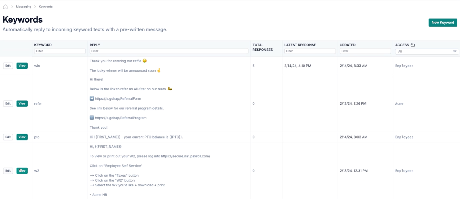 Stand Up Automated Frontline Communications with goHappy